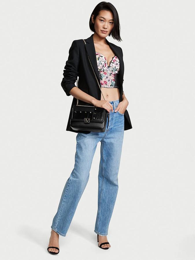 Buy The Victoria Medium Shoulder Bag Black Online - Style ID ...