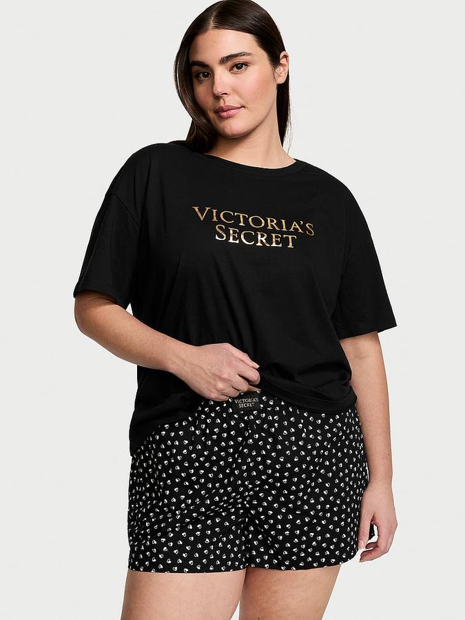 Buy Cotton Short Tee-Jama Set Online | Victoria's Secret India
