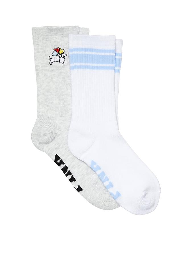 Buy 2-Pack Crew Socks Online - Style ID: 112363056CXG | Victoria's ...