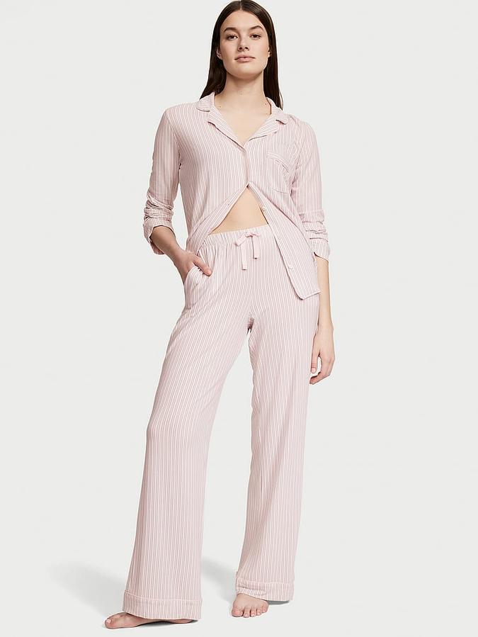 Buy Modal Long Pajama Set Online | Victoria's Secret India