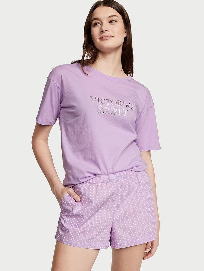 Buy Cotton Short Tee-jama Set Online | Victoria's Secret India