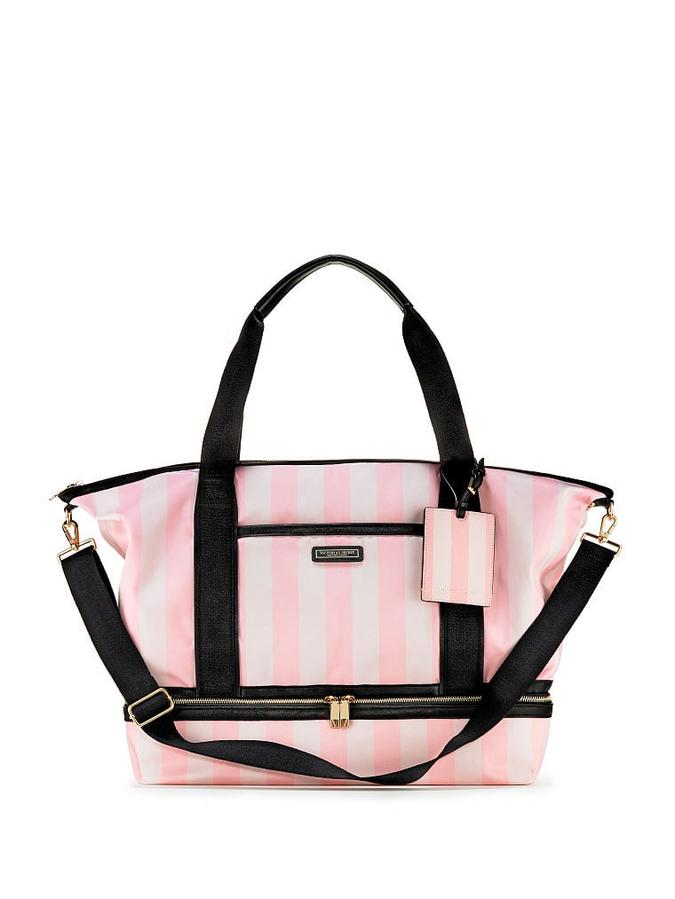 Buy The Victoria Getaway Overnight Bag Iconic Stripe Online - Style ID ...