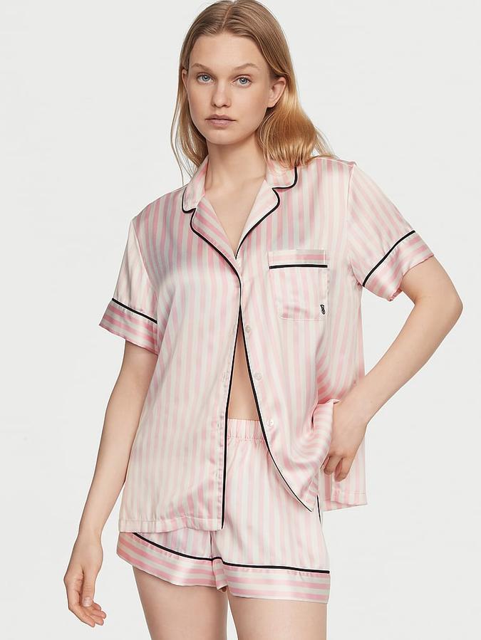 Buy Satin Short Pajama Set Online | Victoria's Secret India
