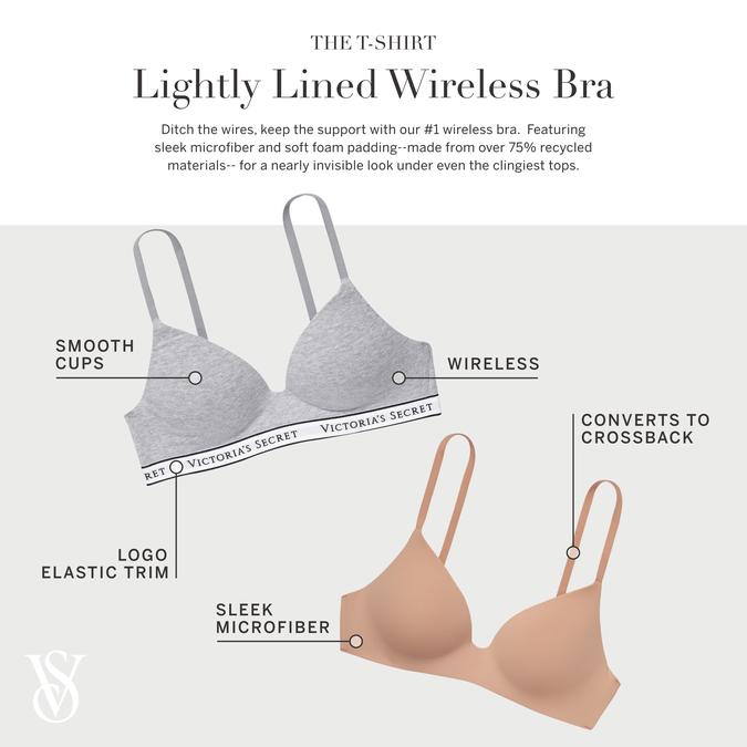 Buy T-Shirt Lightly Lined Lounge Bra Online | Victoria's Secret India