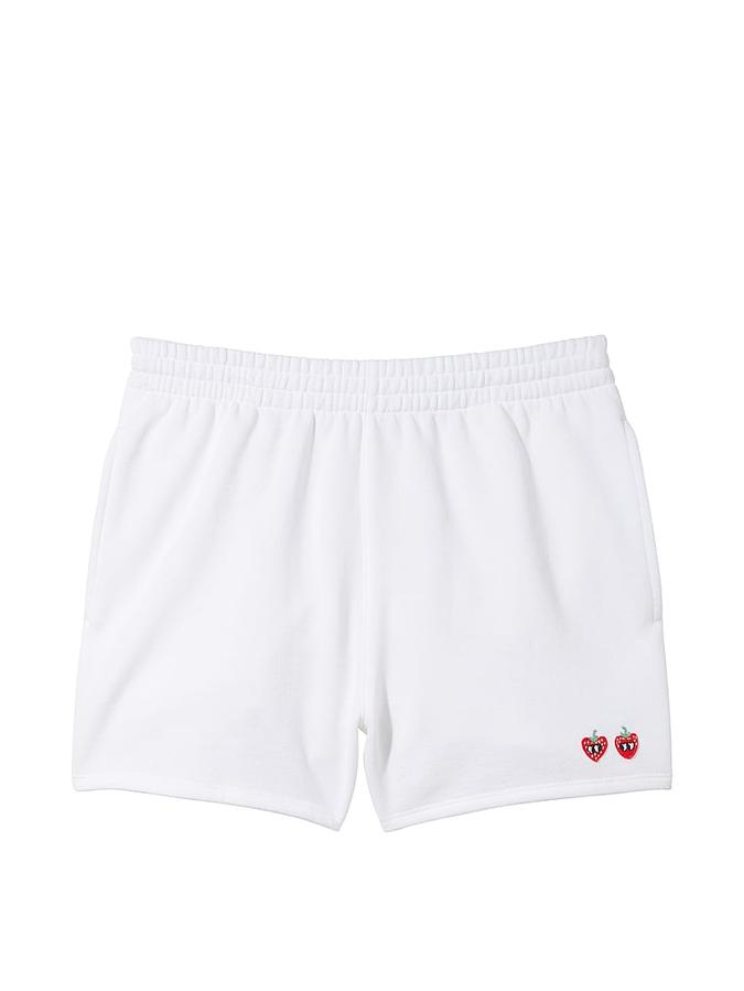 Buy Ivy Fleece Relaxed Campus Short Online | Victoria's Secret India